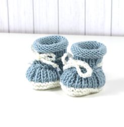 Puppenschuhe mit Rollrand